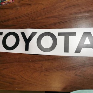 Toyota Pickup Tailgate Logo | Toyota | Pickup | JDM | Truck | Vinyl ...