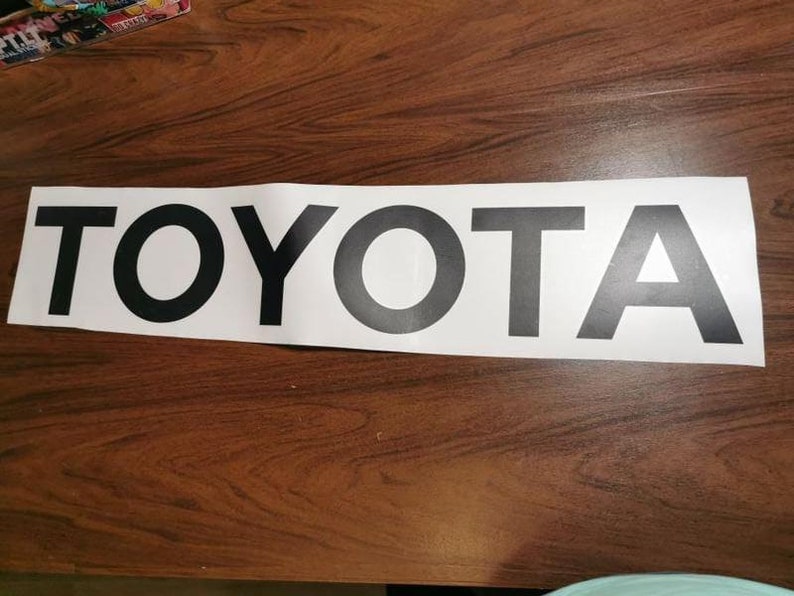 Toyota Pickup Tailgate Logo | Toyota | Pickup | JDM | Truck | Vinyl ...