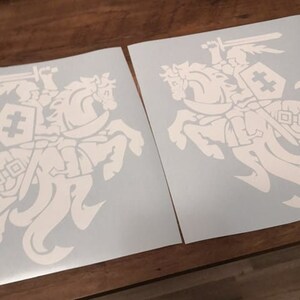 Lithuanian Vytis | Car Sticker | Vinyl Decal | Vytis | Lithuania ...