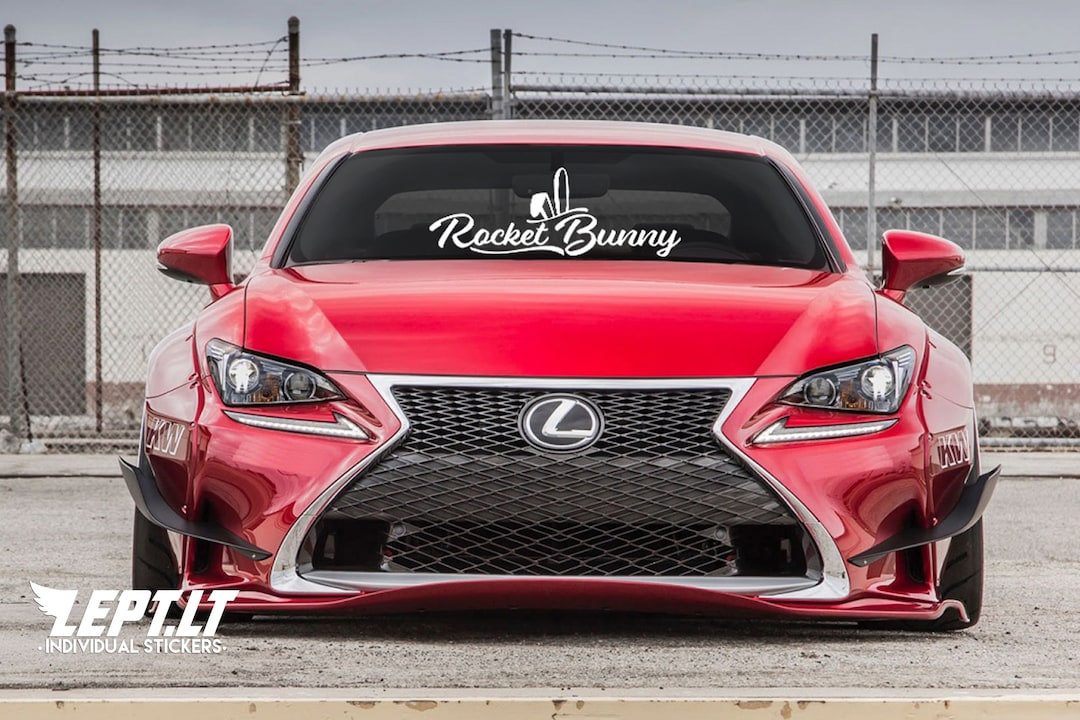 Rocket Bunny Front Window Sticker | Rocket | Bunny | German | JDM | USA ...