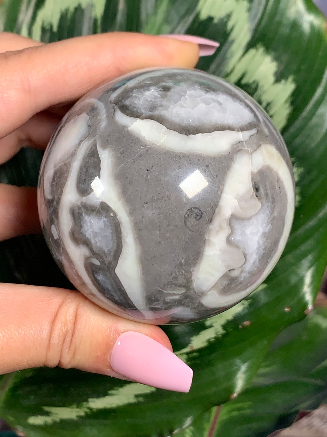 Shell Jasper Sphere - Etsy