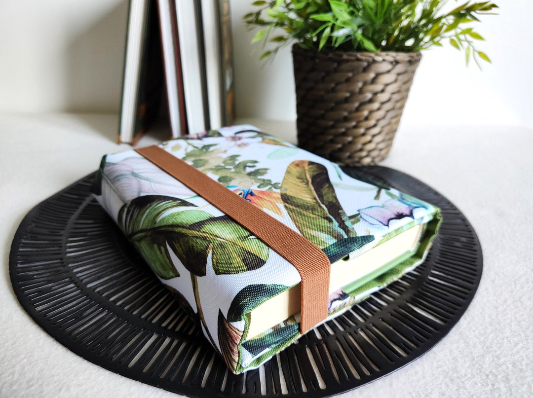 Waterproof Wrap Book Cover Green Botanic Book Protector - Etsy