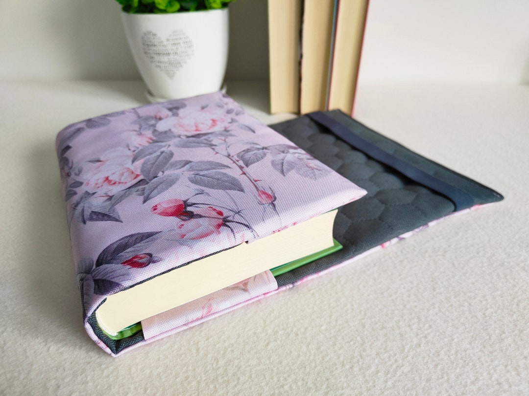 Rose Garden Wrap-around Adjustable Book Cover Waterproof Protector for ...