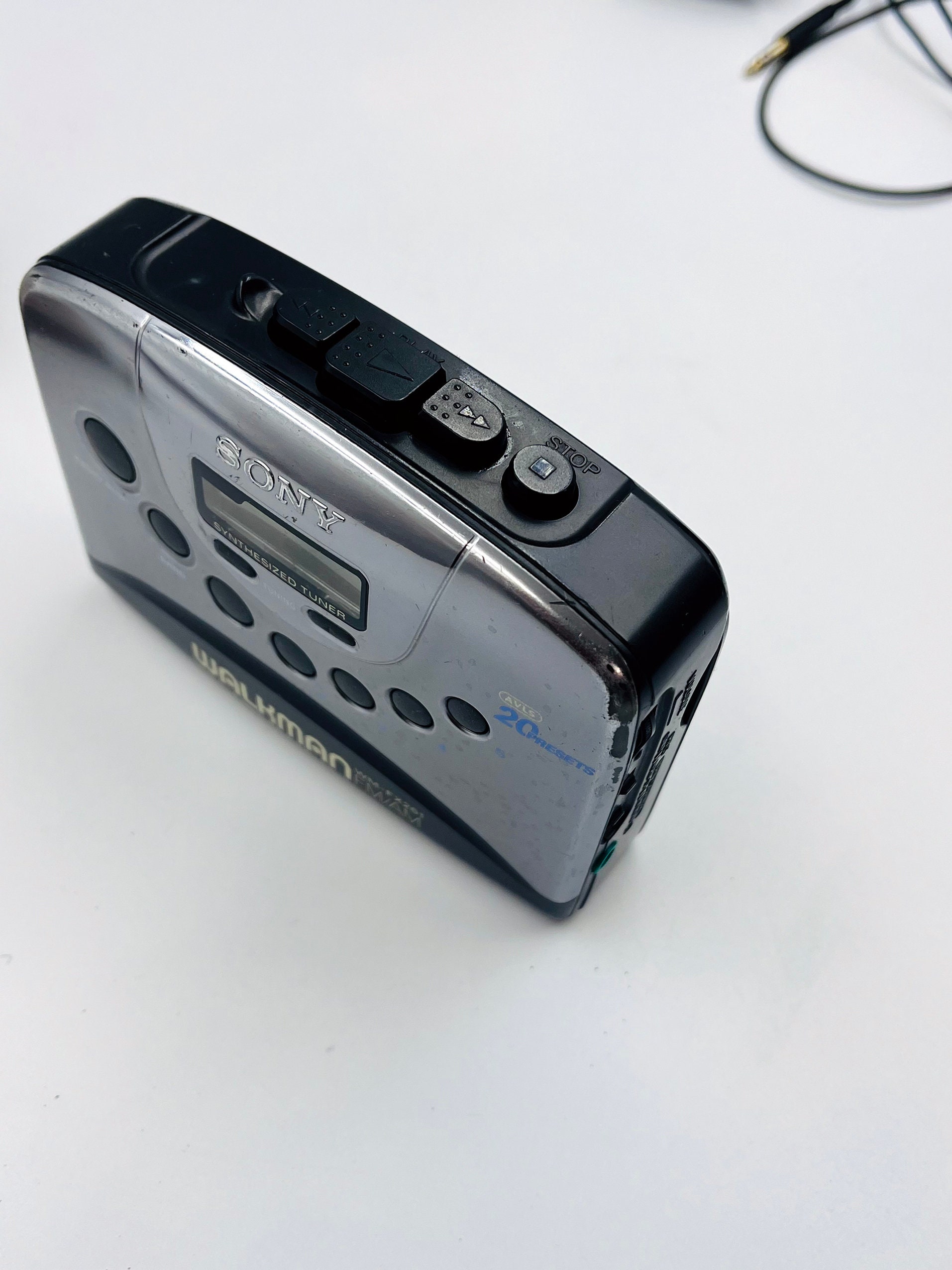 Super Cool Sony Walkman FM Radio With Original Case From the 90s Works ...