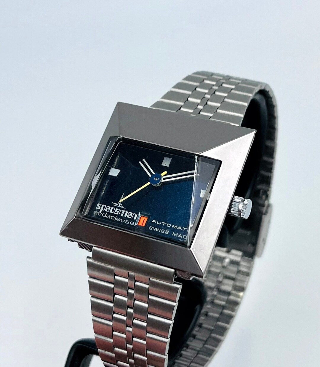 Very Rare SPACEMAN AUDACIEUSE Automatic Swiss Watch 1974 Andre Le ...