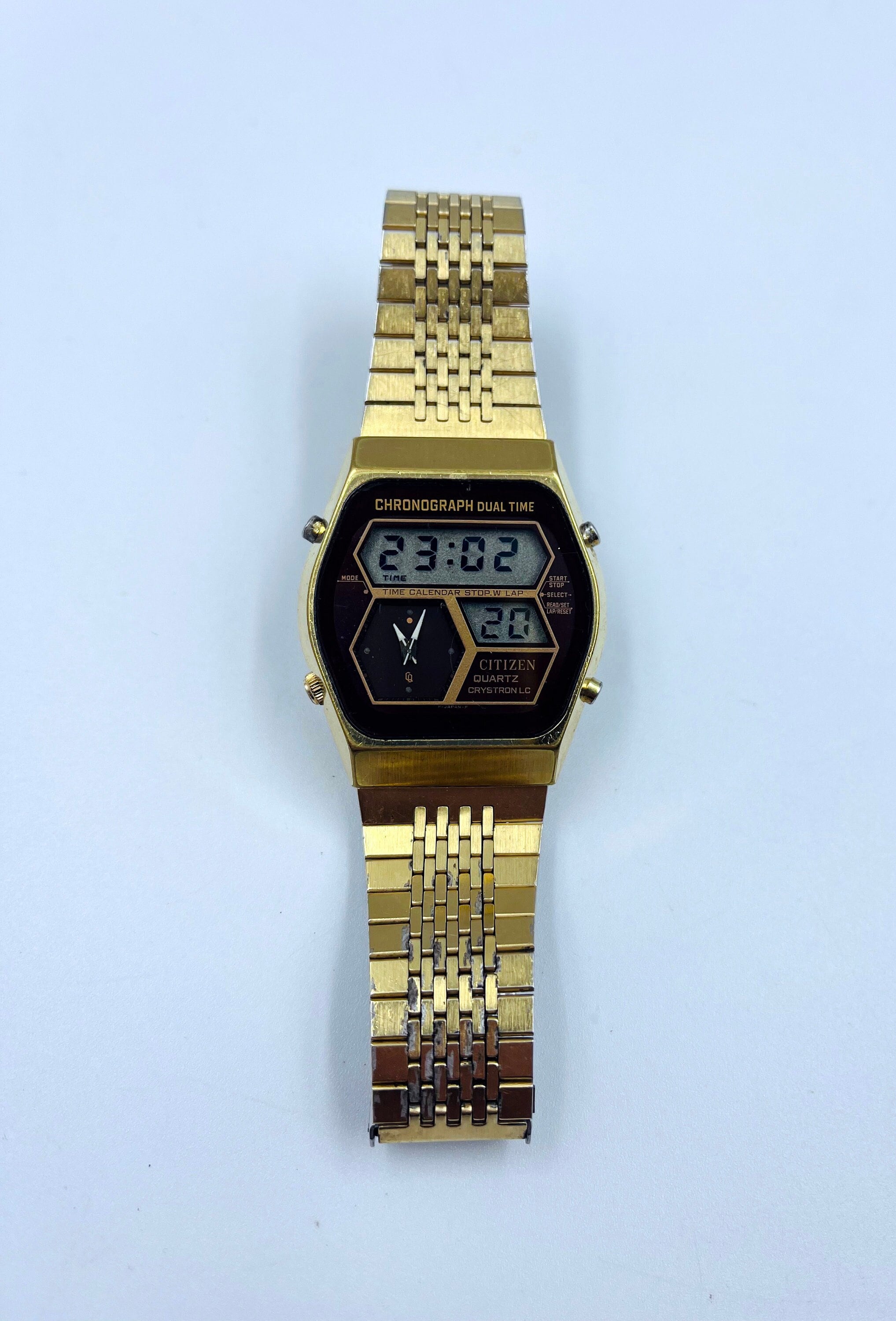 Very Rare Citizen Digi Ana 1980s Works Perfect Analog Digital Ana Digi ...