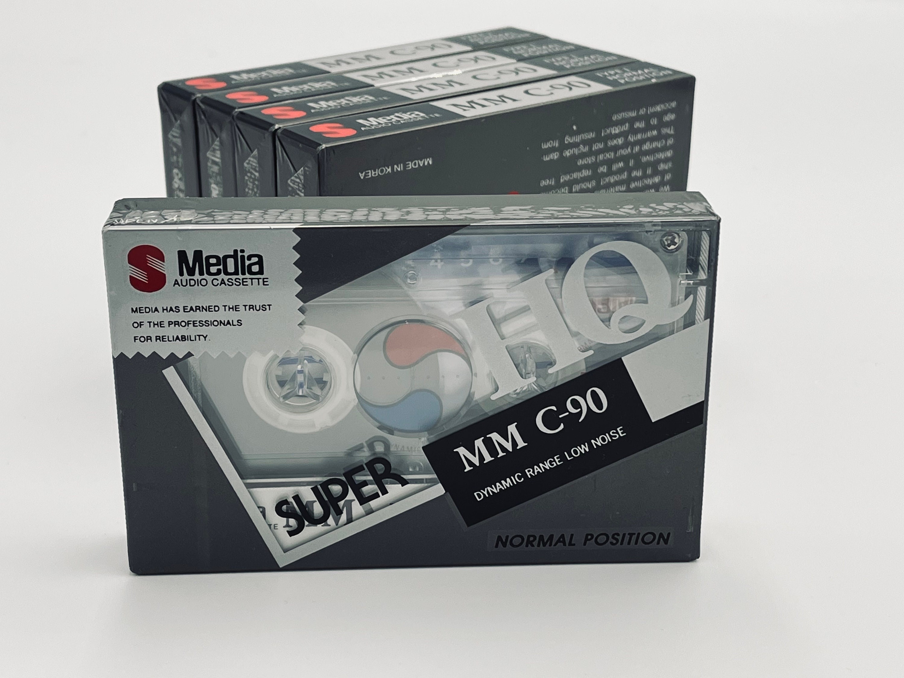 5 Sealed Rare Saehan Media Cassette Tape 90 Mins High Quality Tape ...