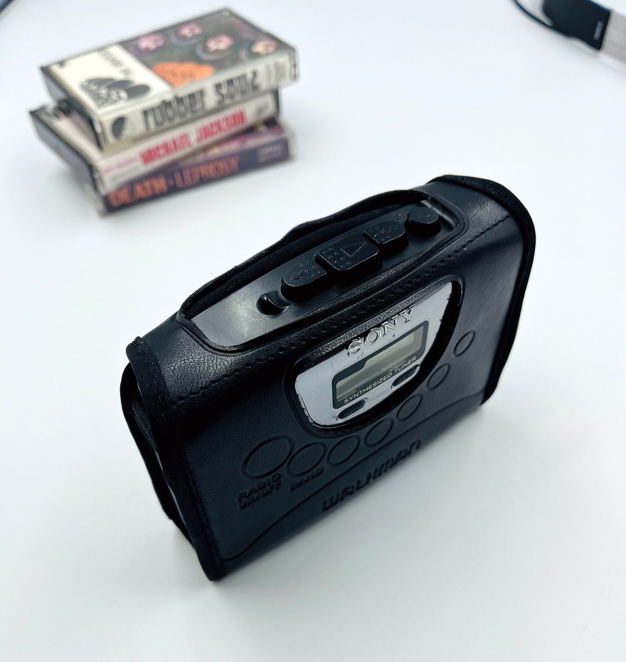Super Cool Sony Walkman FM Radio With Original Case From the 90s Works ...