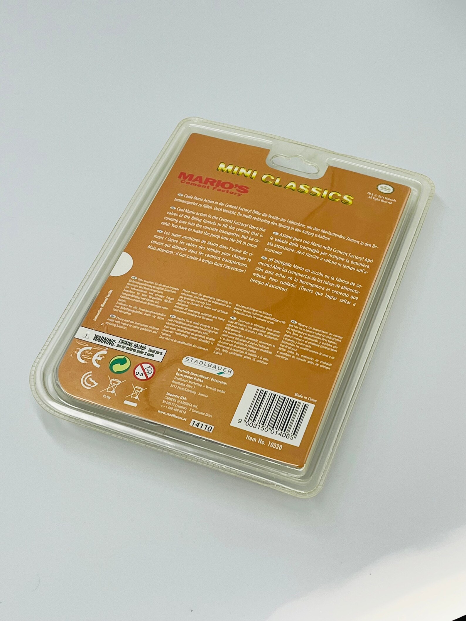 Sealed Original Nintendo Mini Classics Mario's Cement Factory Keychain ...