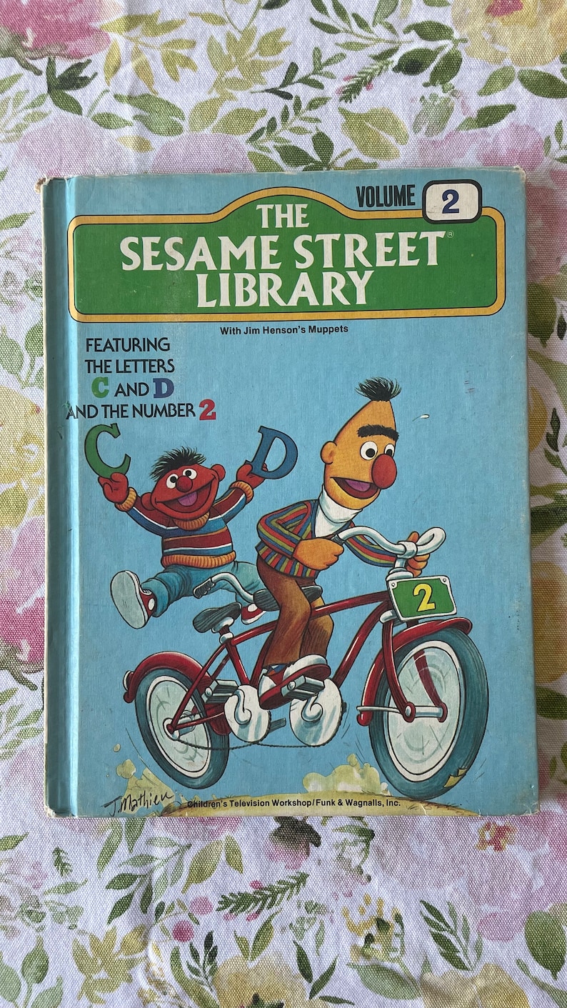 Vintage Sesame Street Books - Etsy