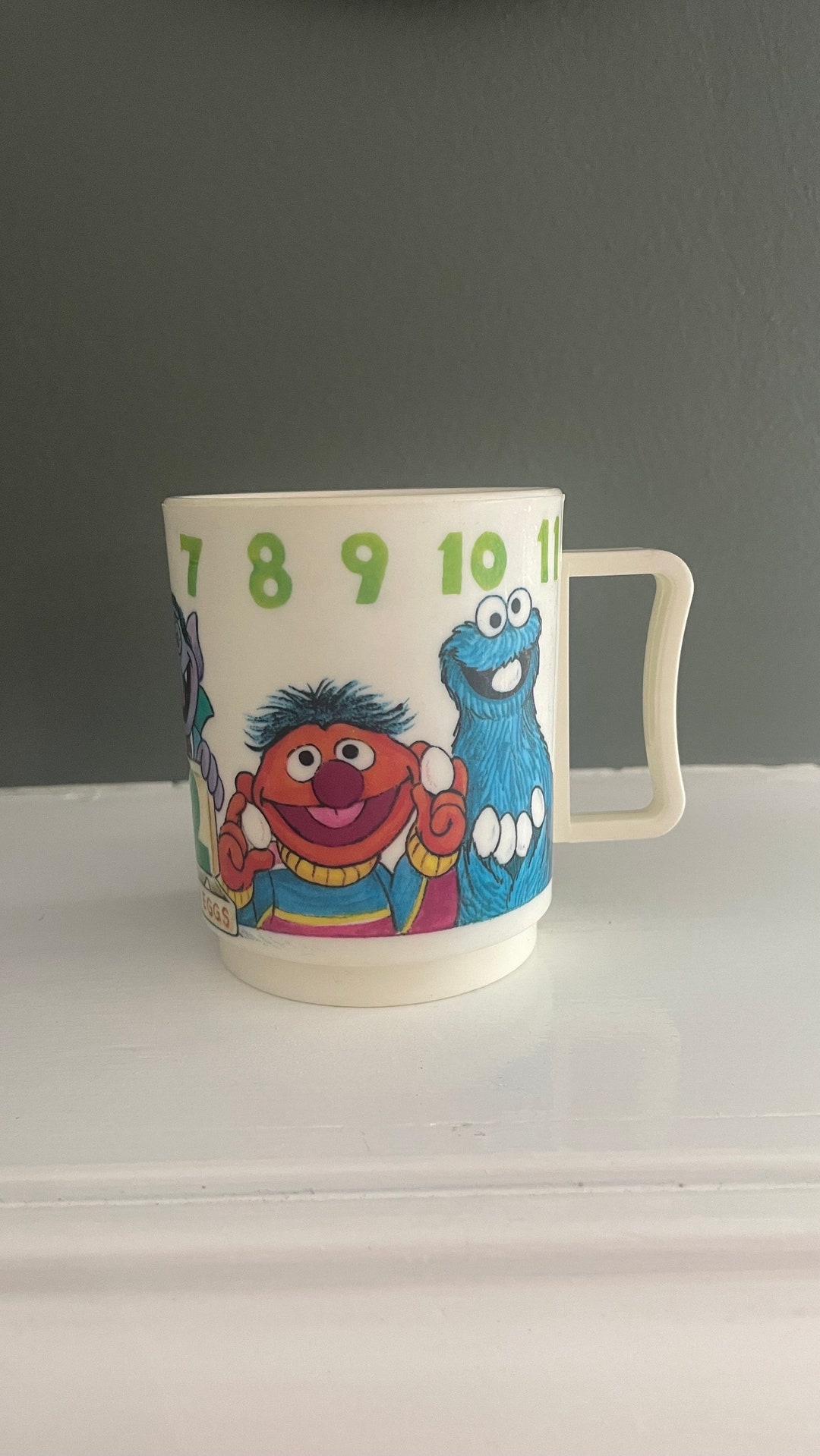 Vintage Sesame Street Drinking Cup - Etsy