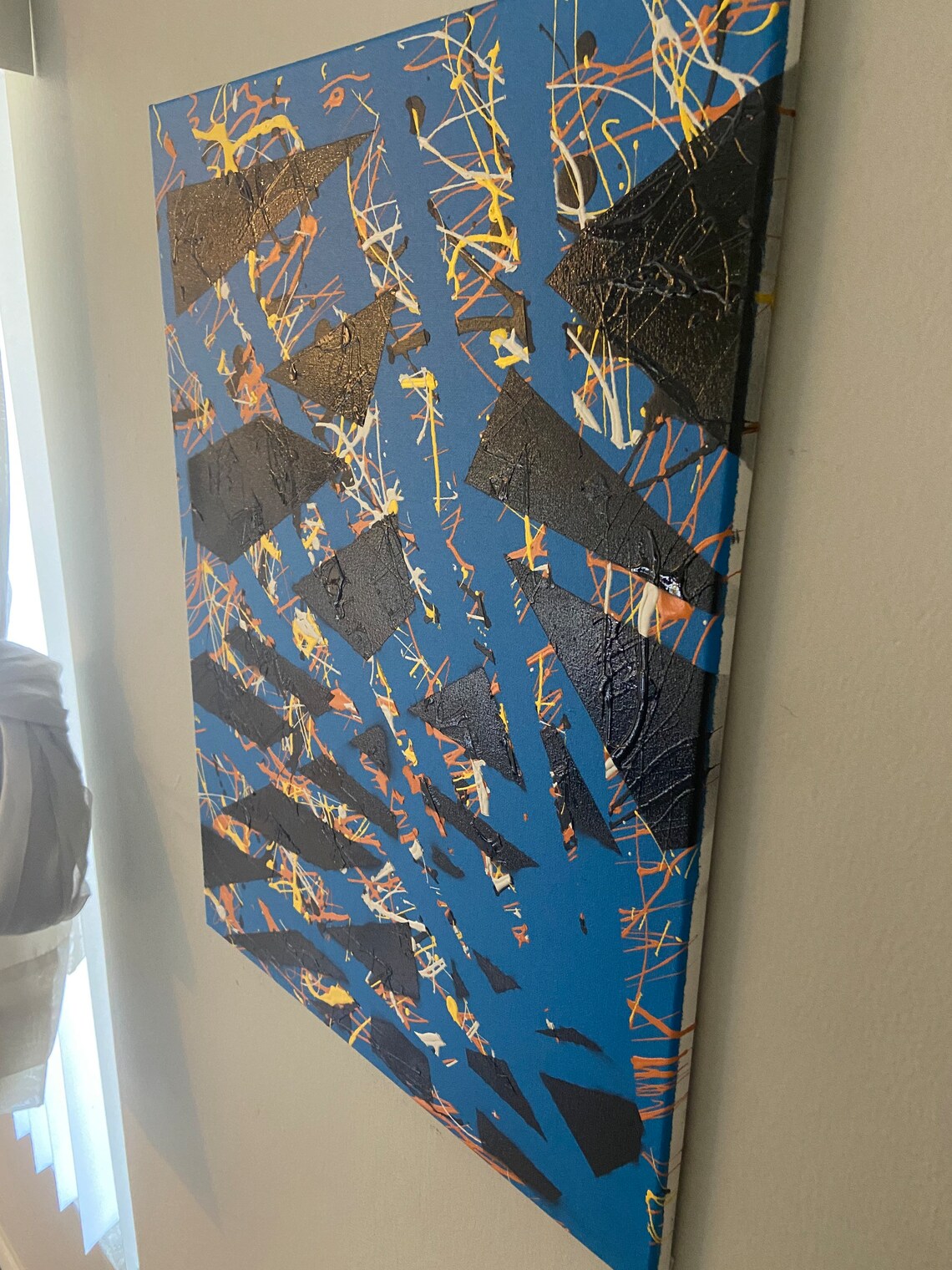 ADHD, 18” X 24” Original Acrylic and Spray Painting on Canvas - Etsy