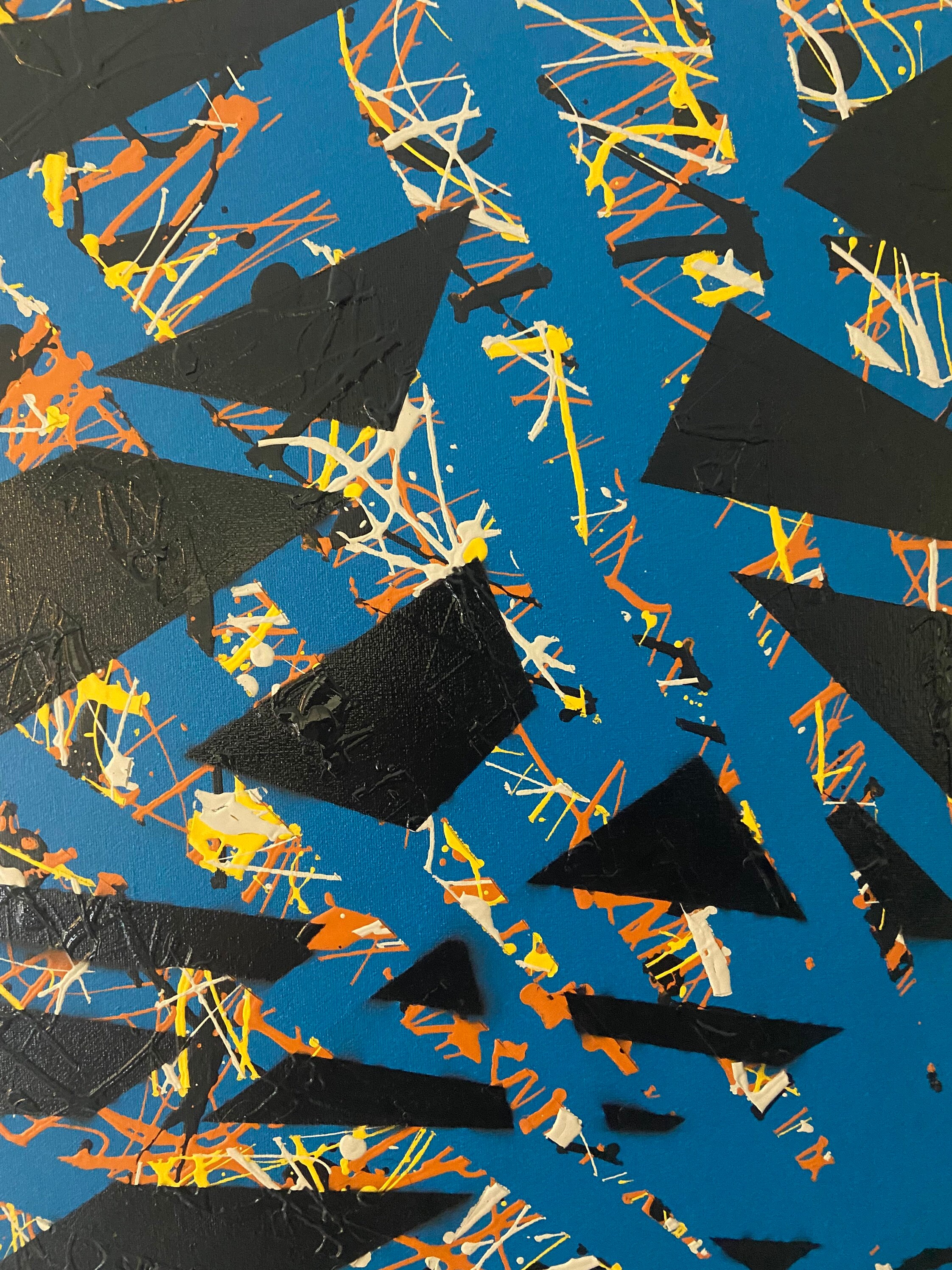 ADHD, 18” X 24” Original Acrylic and Spray Painting on Canvas - Etsy