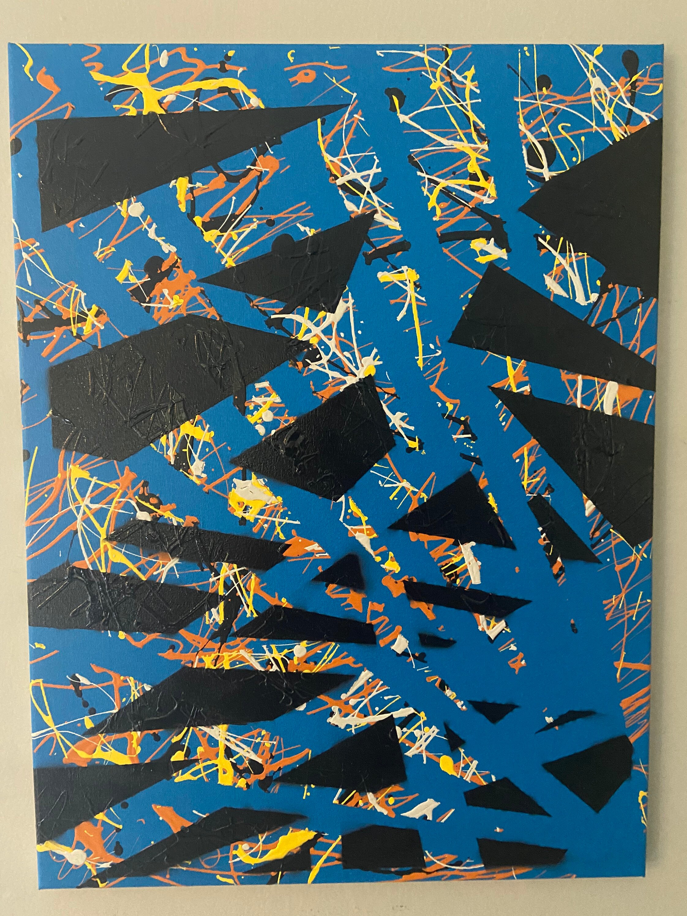 ADHD, 18” X 24” Original Acrylic and Spray Painting on Canvas - Etsy