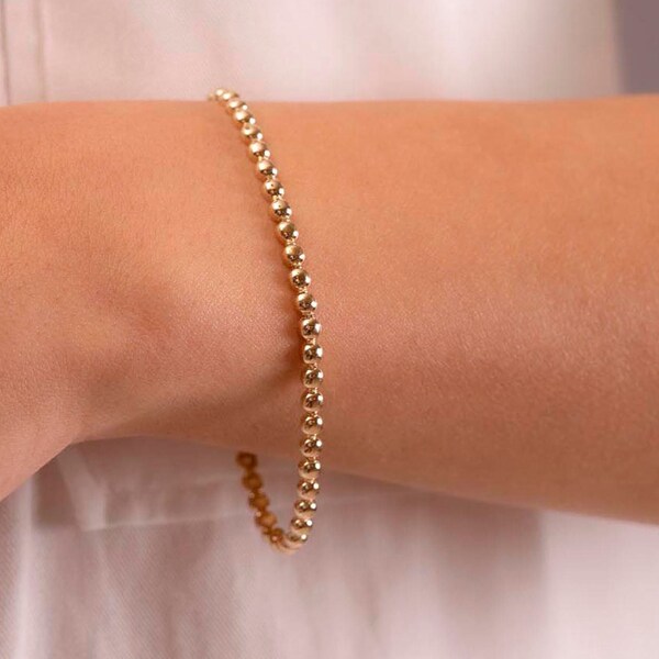 Solid Gold Bracelet - Etsy