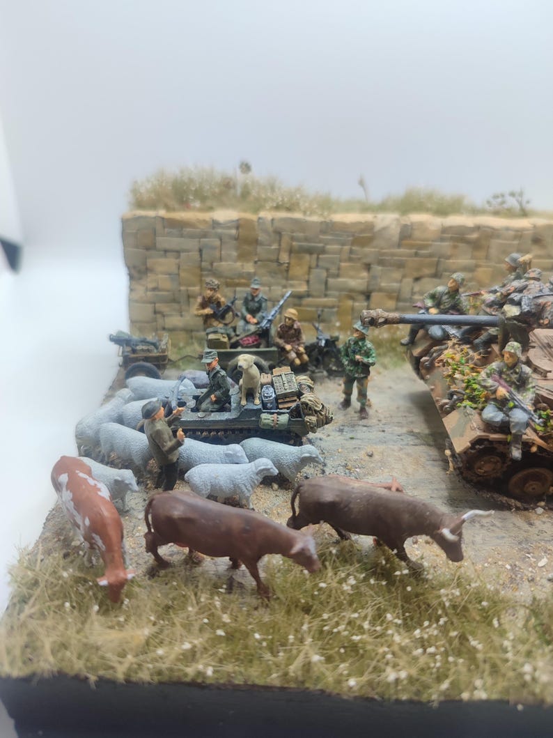 WW2 Diorama, Traffic Jam - Central Italy, 1944 - Etsy