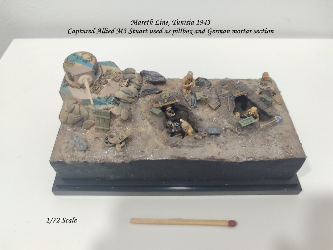 Mareth Line, Tunisia 1943 - Ww2 Diorama - 1/72 Scale - Etsy