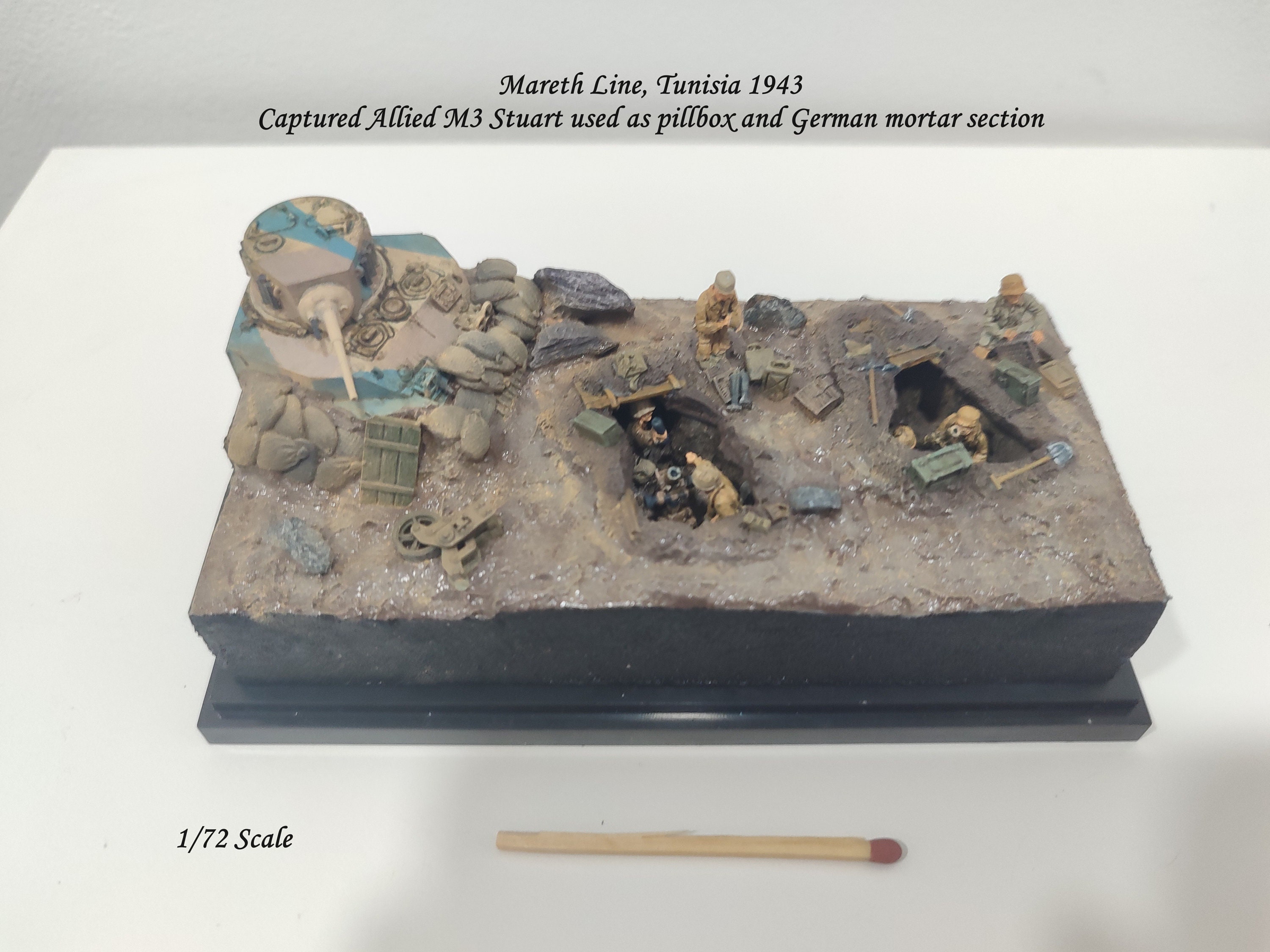 Mareth Line, Tunisia 1943 - Ww2 Diorama - 1/72 Scale - Etsy