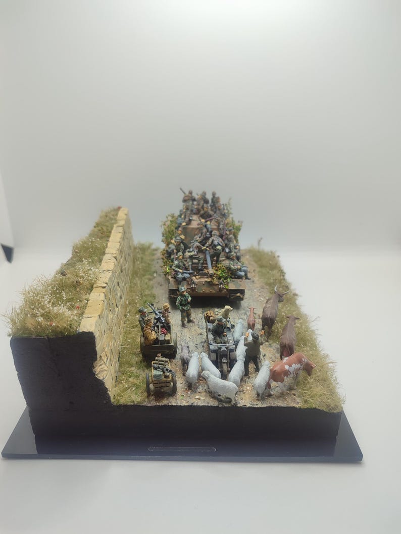 WW2 Diorama, Traffic Jam - Central Italy, 1944 - Etsy
