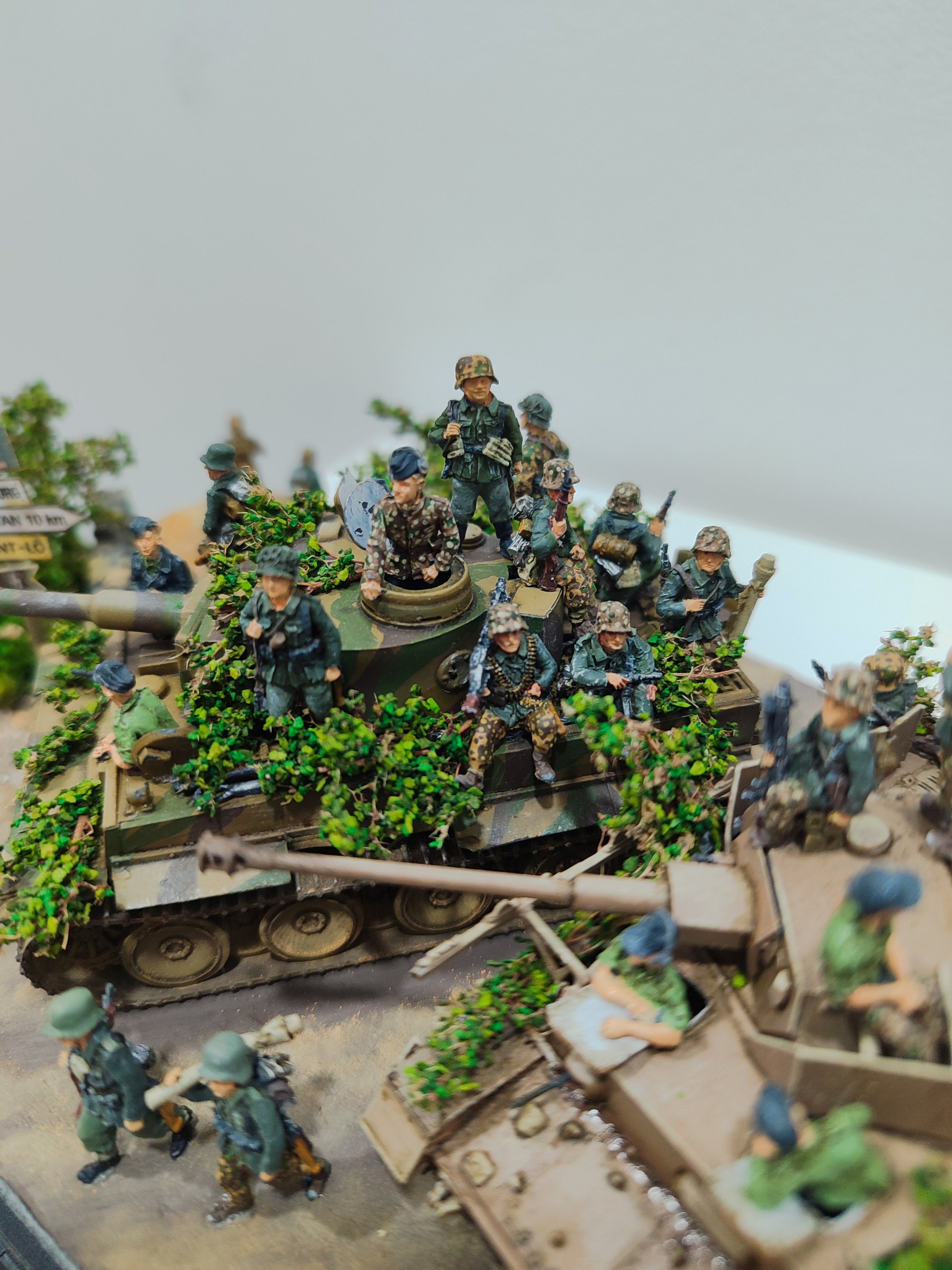 Normandy, Summer 1944 Ww2 Diorama 1/72 Scale - Etsy
