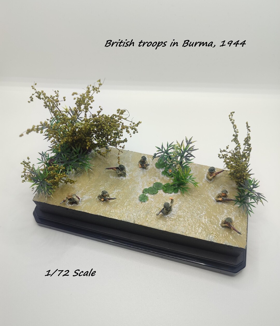 WW2 Diorama, British Troops Crossing a Swamp - Burma, 1944 - Etsy