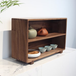 Two Layers Finest Wooden Organizer/show Shelf - Etsy