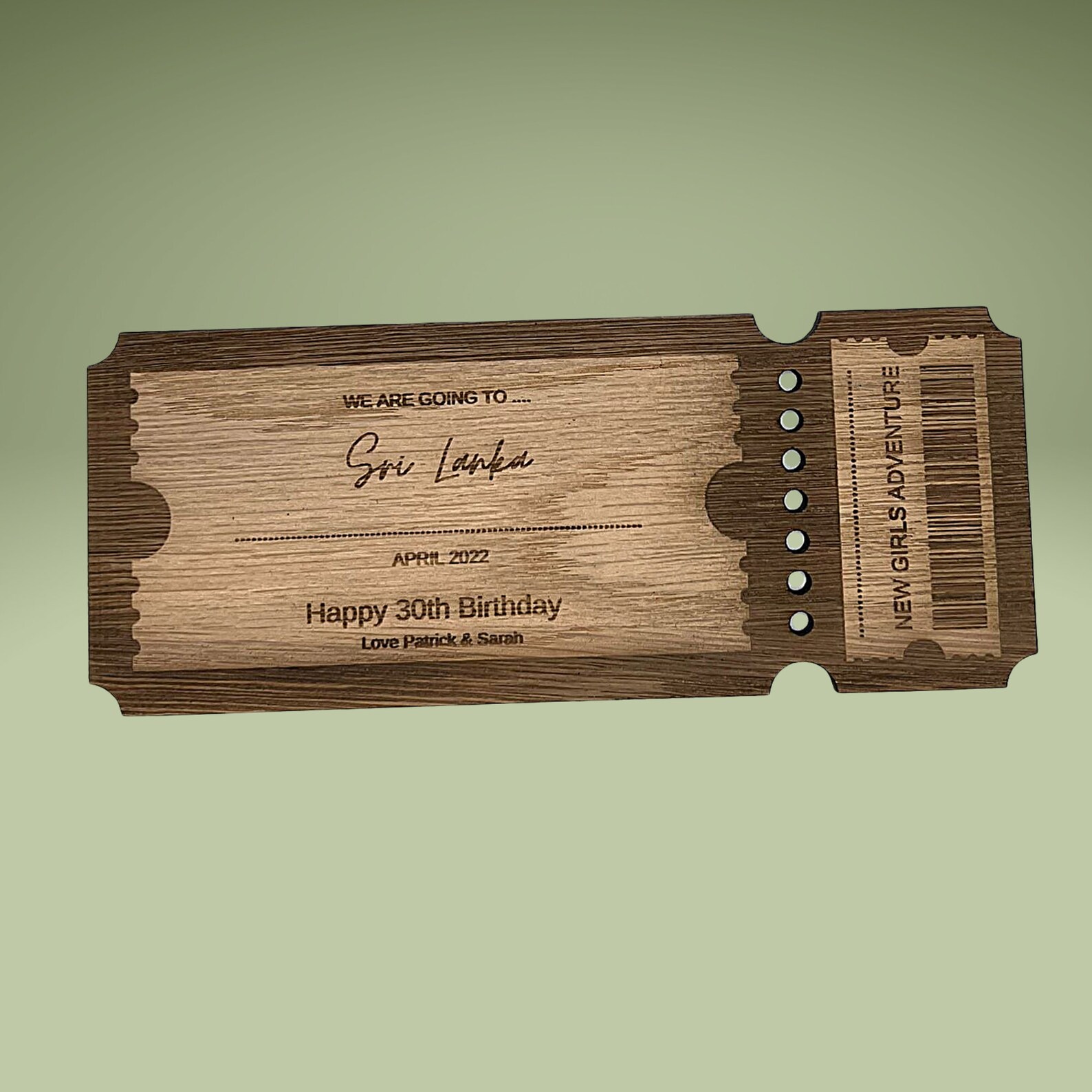 Mini IOU Voucher Ticket Gift Voucher Personalised Gift | Etsy