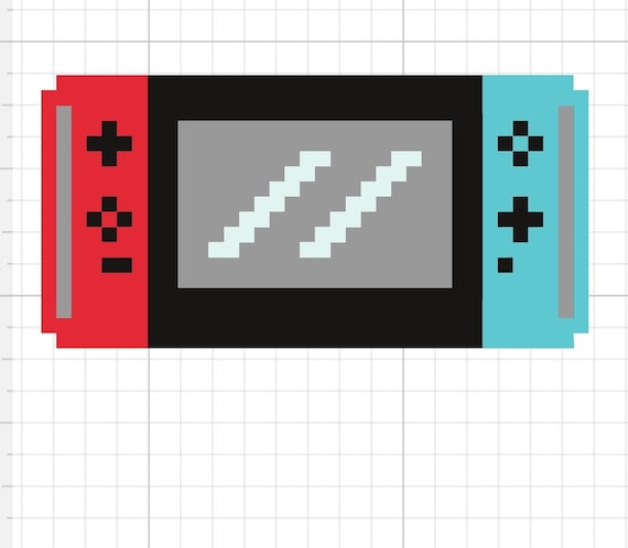 Switch Pixel PNG DIGITAL DOWNLOAD Gaming System Game Boy Girl | Etsy