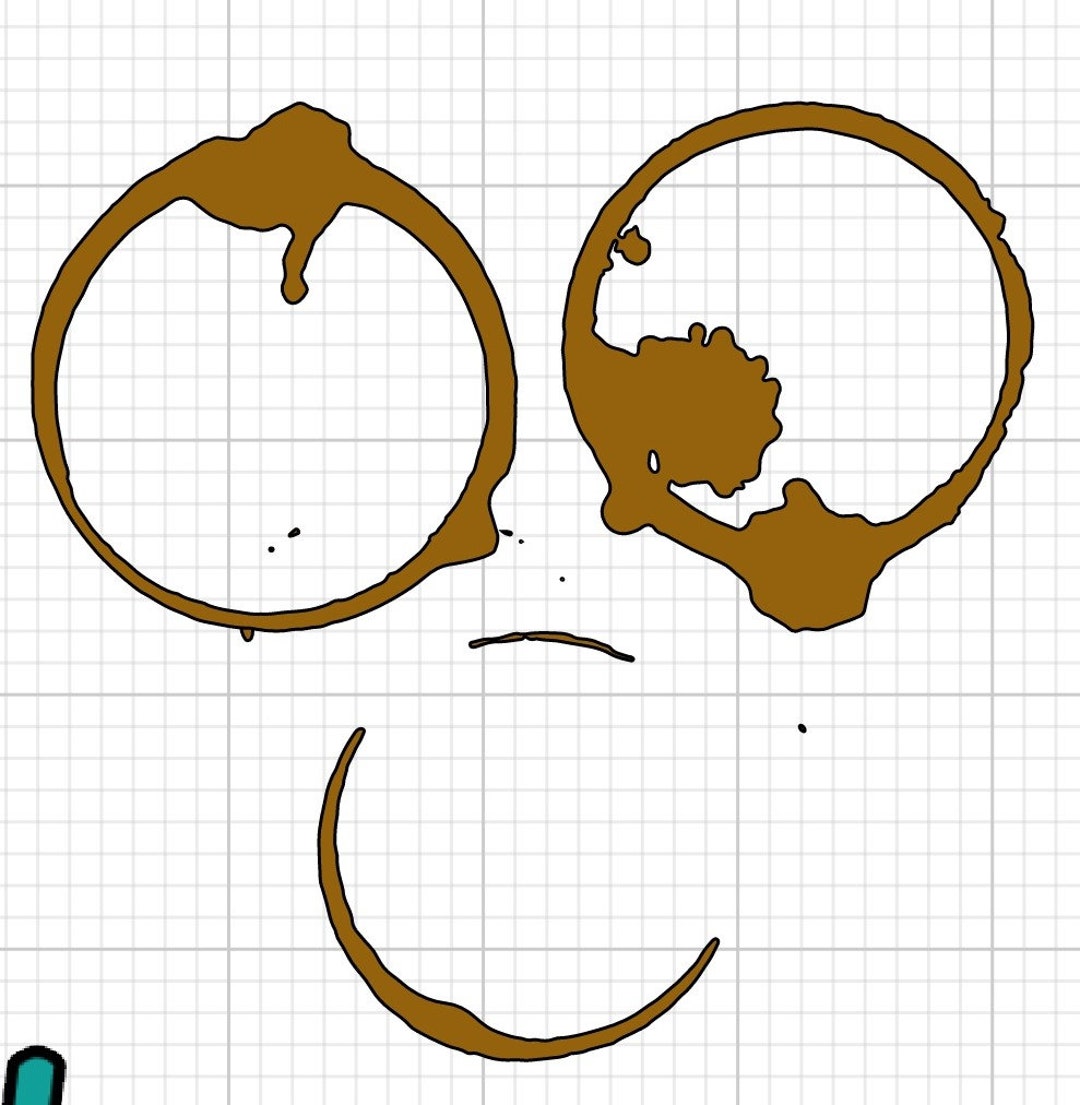 Coffee Rings SVG Digital Download Coffee Lover Stain Rings Lover Addict ...