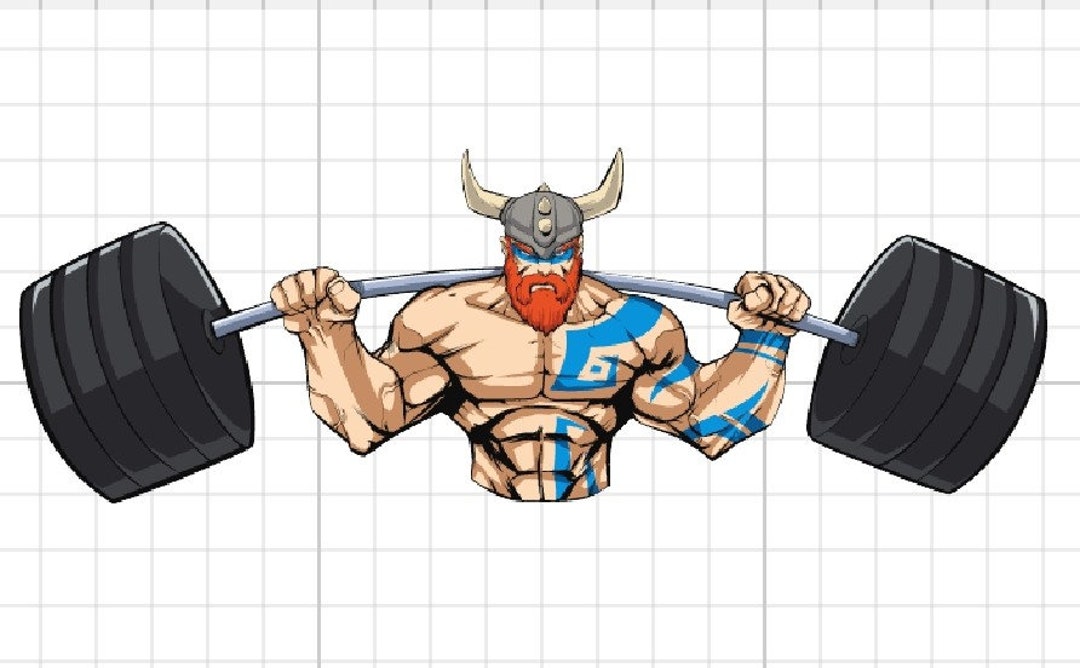 Viking Weight Lifter PNG Digital Download Professional Weight Military ...