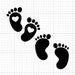 Baby Feet SVG Digital Download Baby Feet Love Sweet Footsteps Child ...