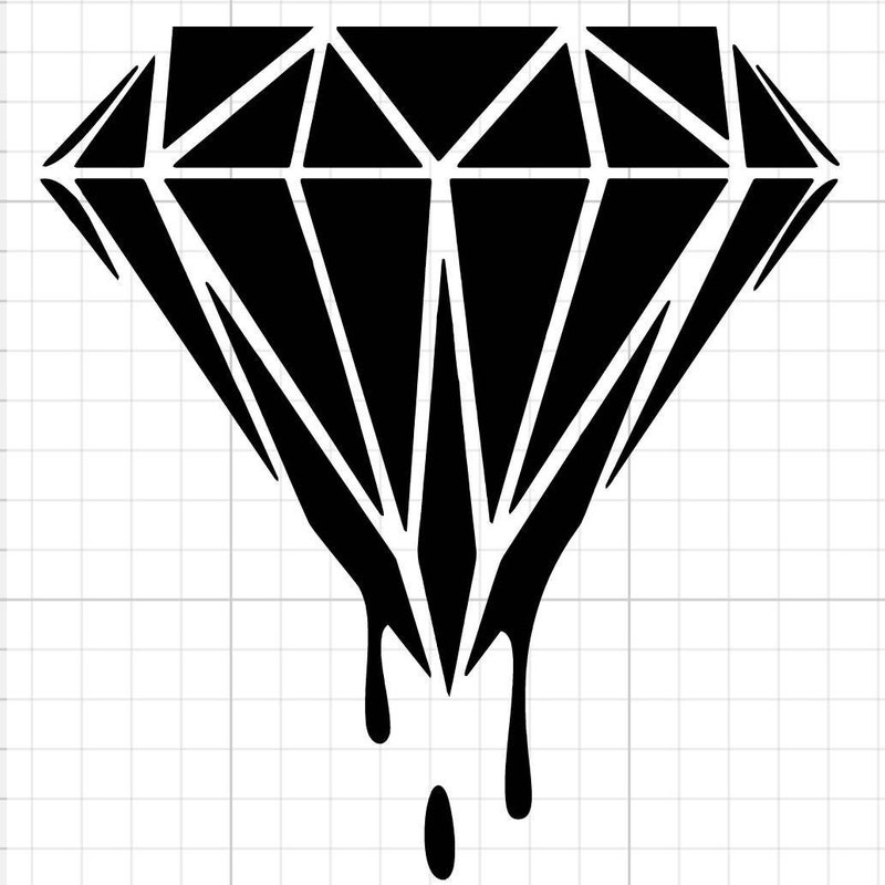 Diamond Svg - Etsy