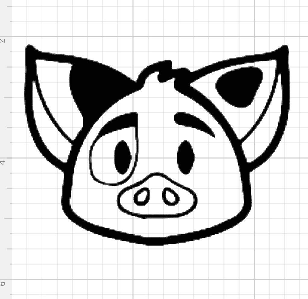 Pua PNG Digital Download Moana Pig Hog Cute Spots Heihei - Etsy Canada