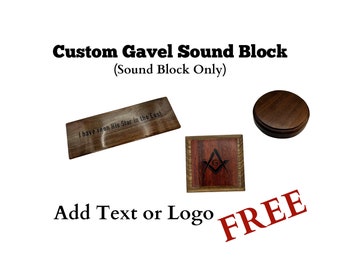 Personalized Custom Engraved Rosewood Gavel W/ Sounding Block - Etsy