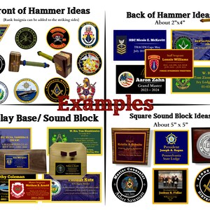 Custom Thor Hammer, Large Gavel, Veteran Owned, Freemason Gavel ...