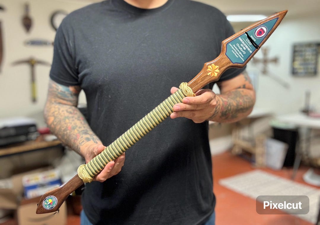 Custom Spear Plaque, Tip of the Spear, Combat Veterans, Military Gift ...