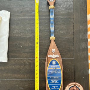 Custom Military Paddle, US Navy Retirement Gift - Etsy