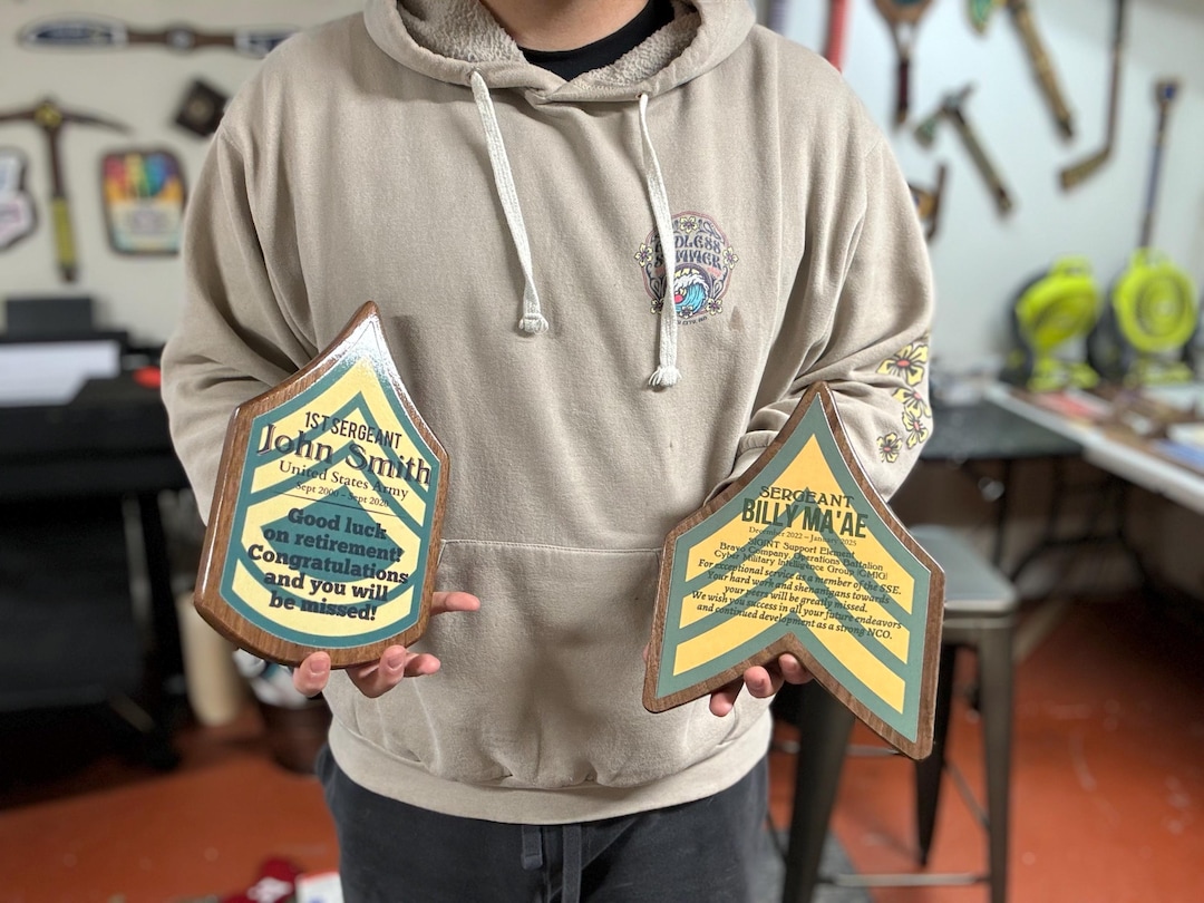 Custom Military Rank Plaque, US Navy Veteran Retirement Gift - Etsy