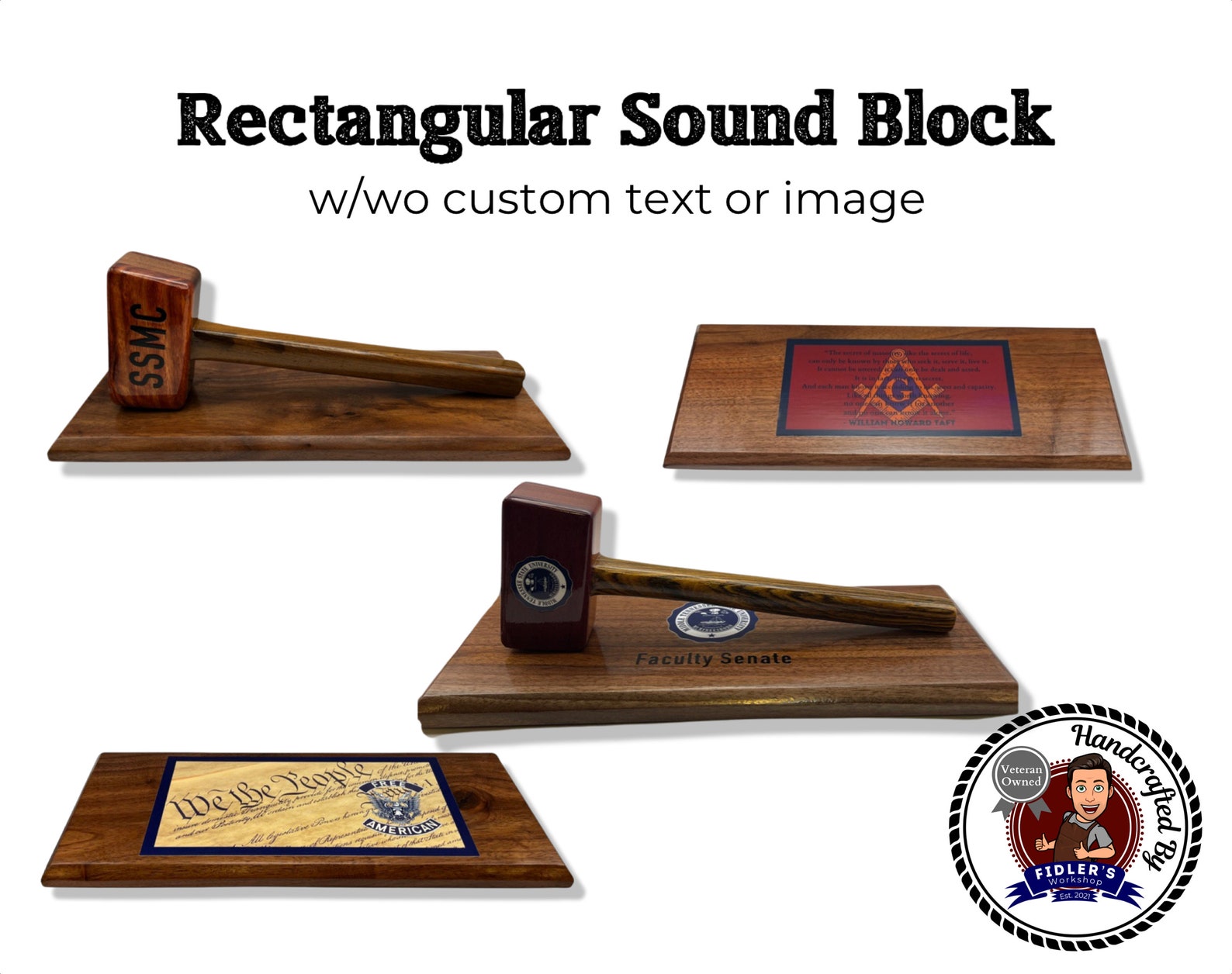 Custom Gavel With Logo Freemason Worshipful Master Past Master - Etsy