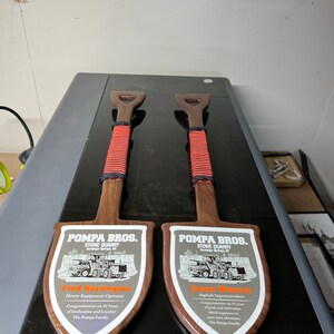 Custom Shovel Plaque for Construction Workers, Engineers, Blue Collar ...