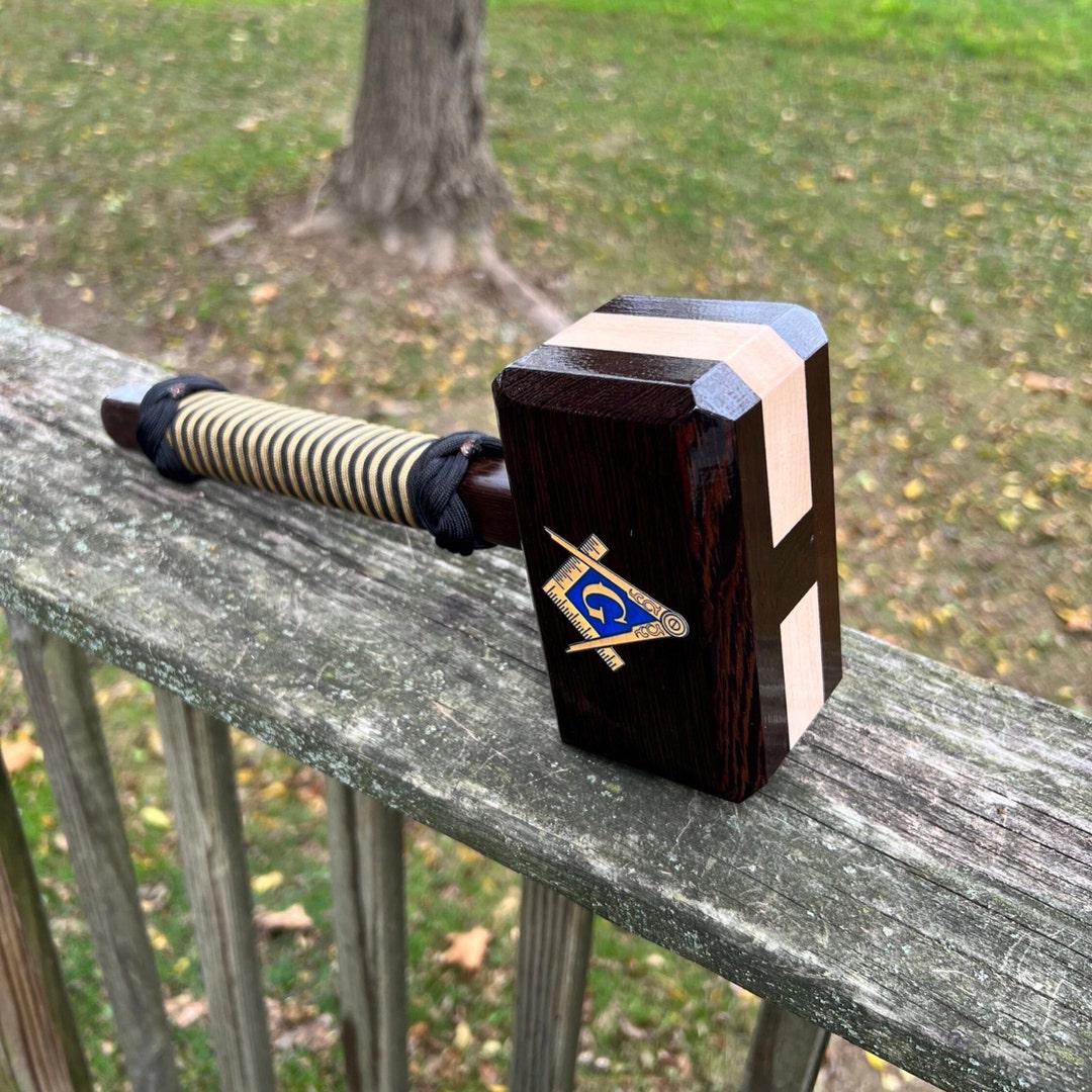 Freemason Gavel, Thor Hammer, War Hammer, Large Gavel, Mallet, Past ...
