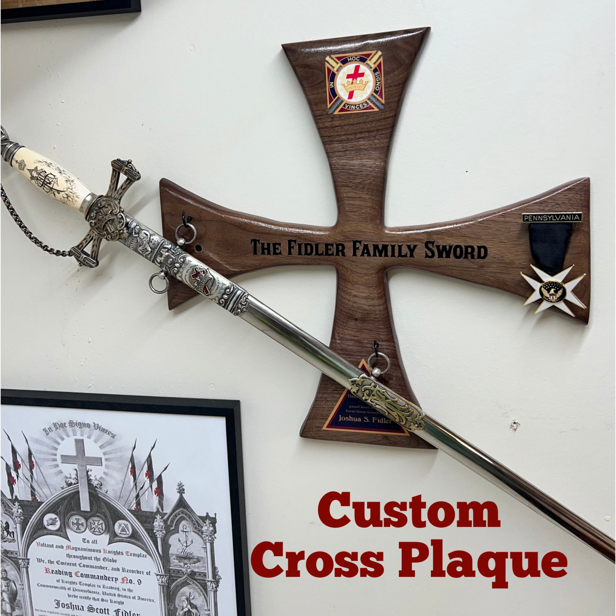 Knights Templar Sword Case
