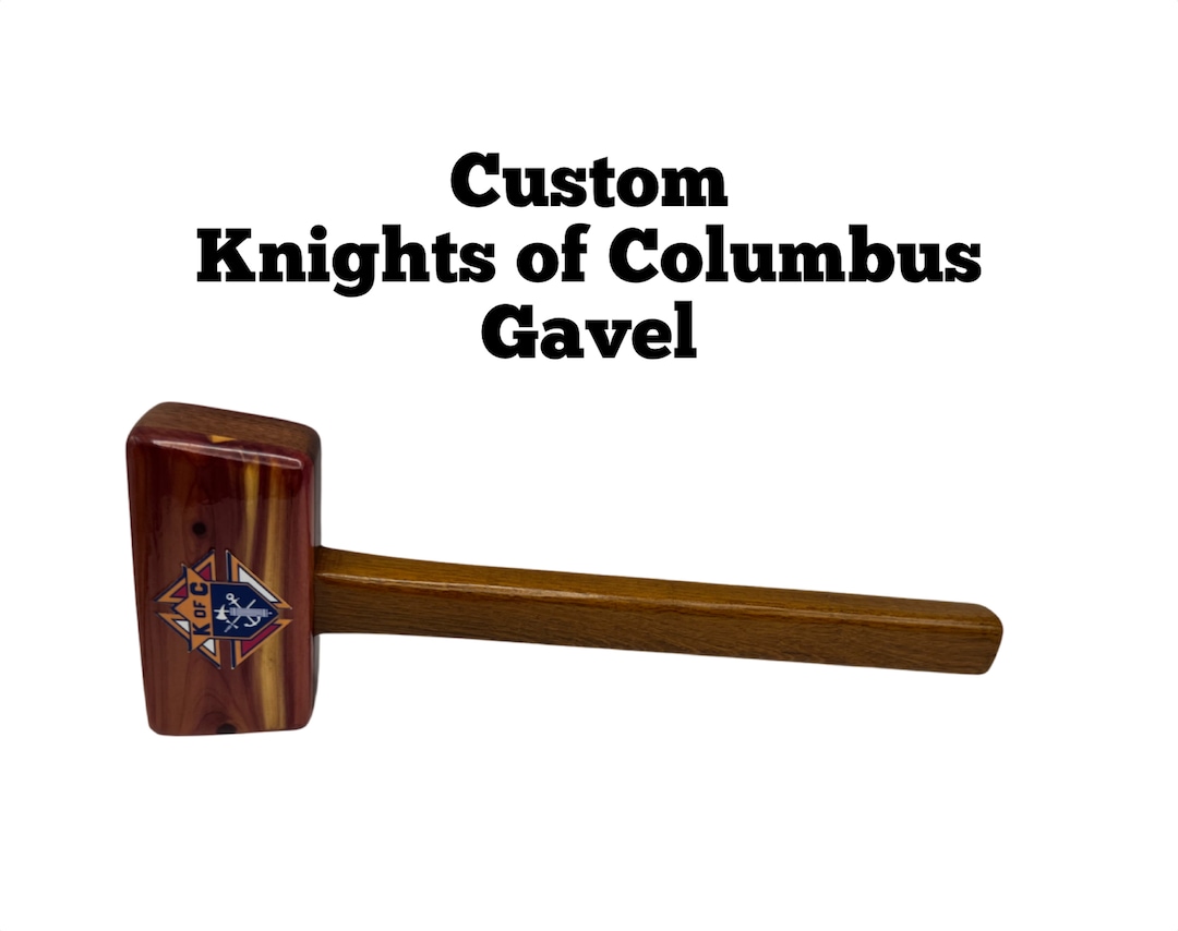 Custom Knights of Columbus Gavel Gift - Etsy