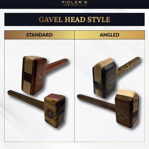 Custom Freemason Worshipful Master Past Master Chairman President Gavel ...