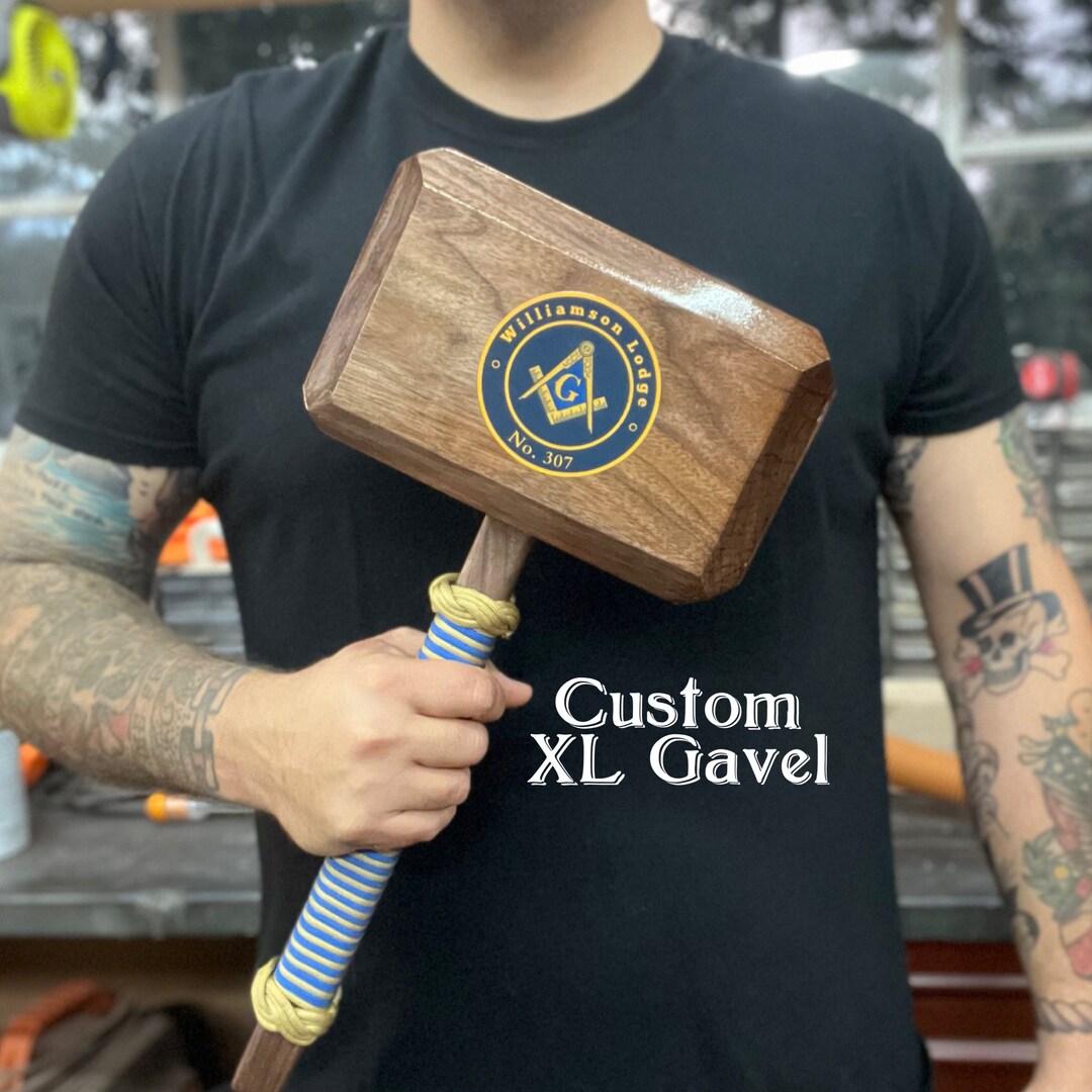 Custom XL Mega Thor Hammer, Freemason, War Hammer, Large Gavel, Mallet ...