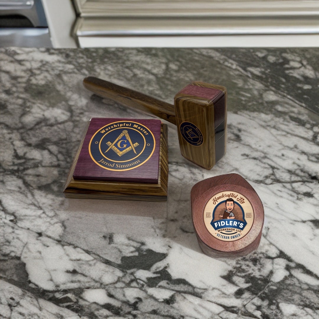 Custom Engraved Gavel and Sound Block, Handmade Lawyer Judge Gift ...