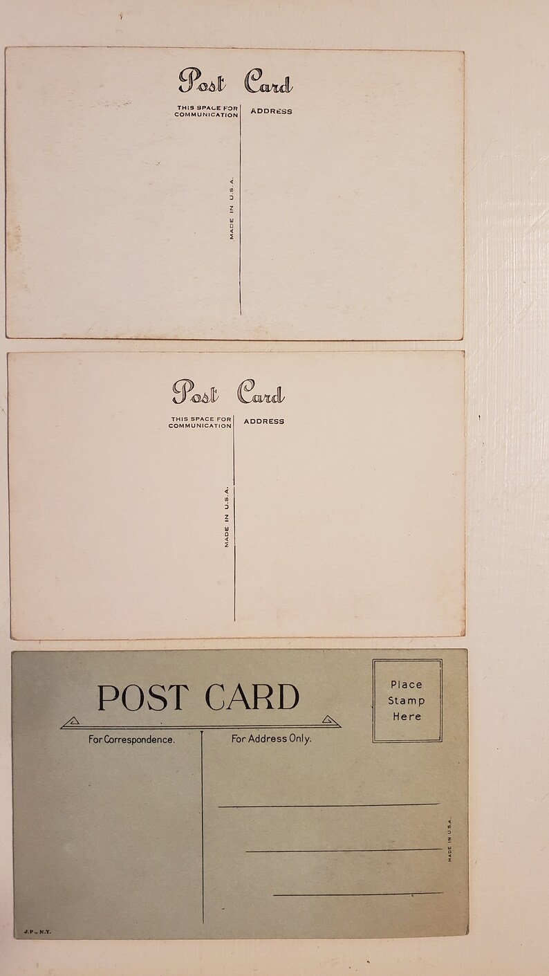 Three Antique Post Cards - Etsy