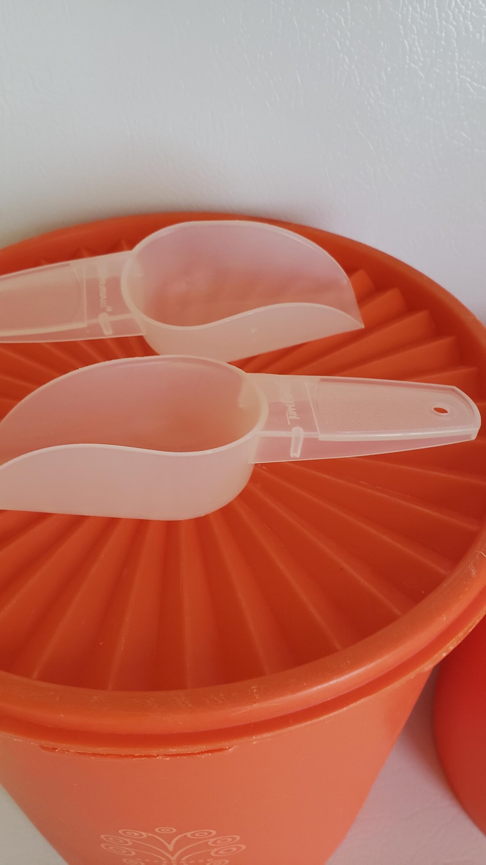 Vintage Orange Tupperware - Etsy