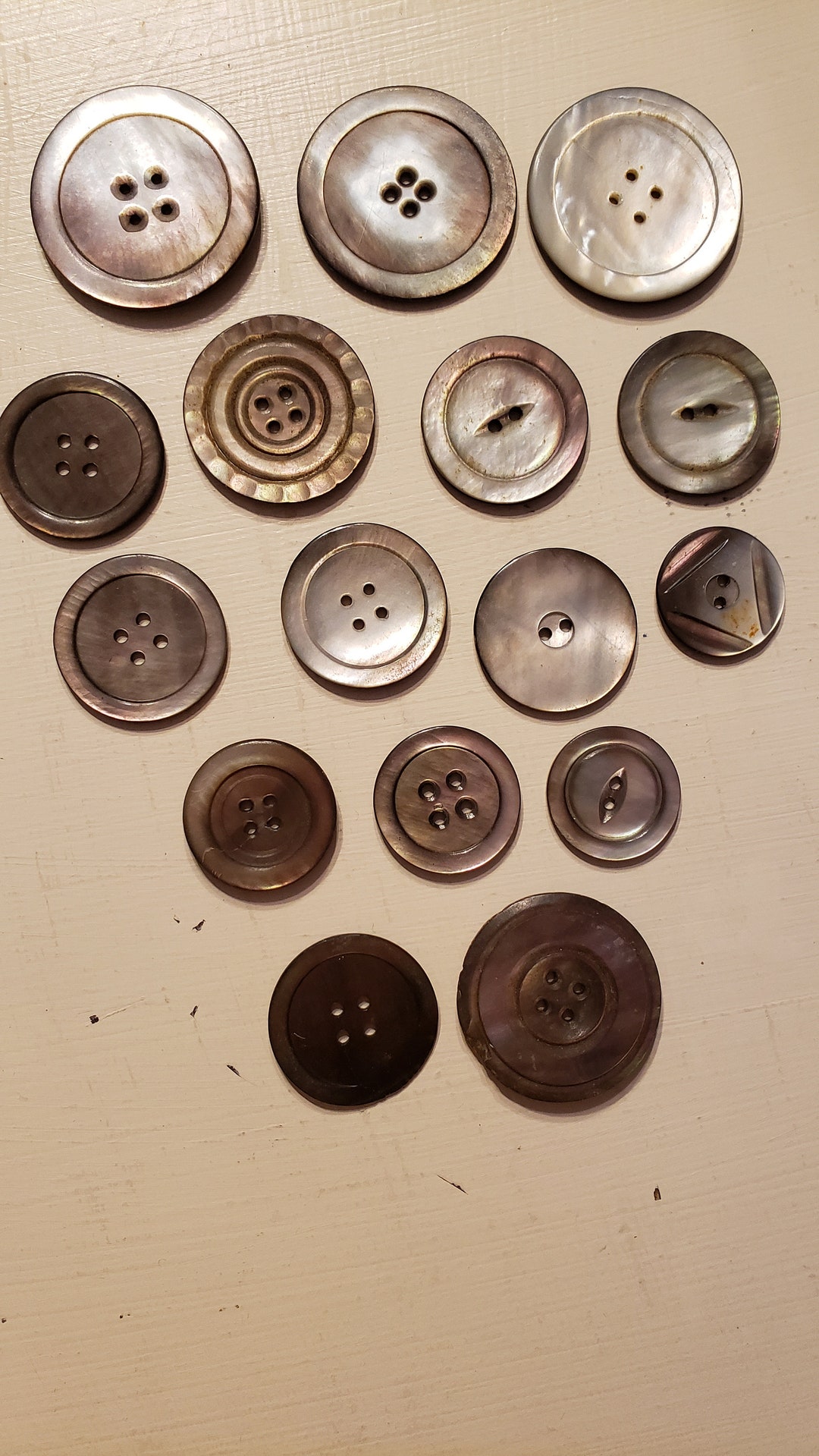 Antique Assortment of Buttons - Etsy