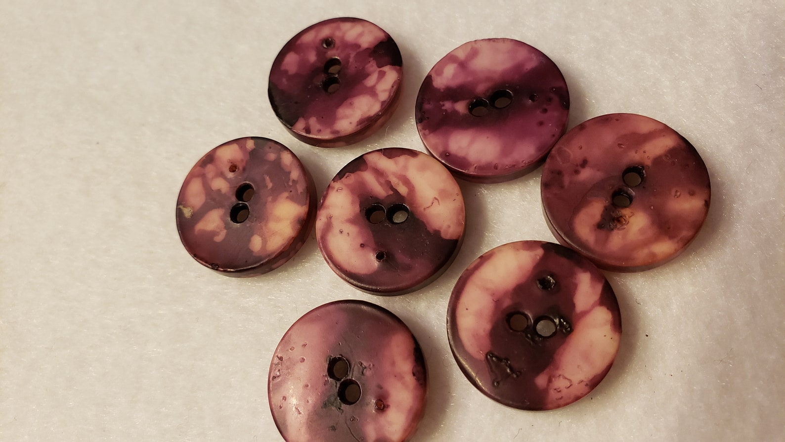 Seven "tie Dye" Buttons - Etsy